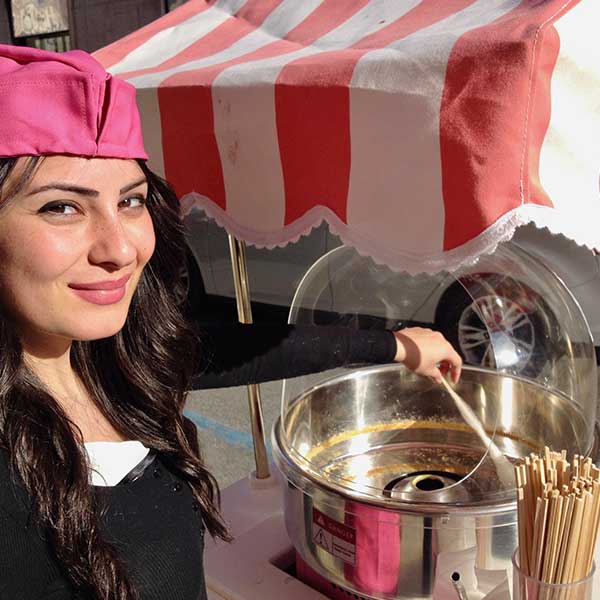 Carretto zucchero filato Roma | Noleggio carretti Roma | Gonfiabili Roma